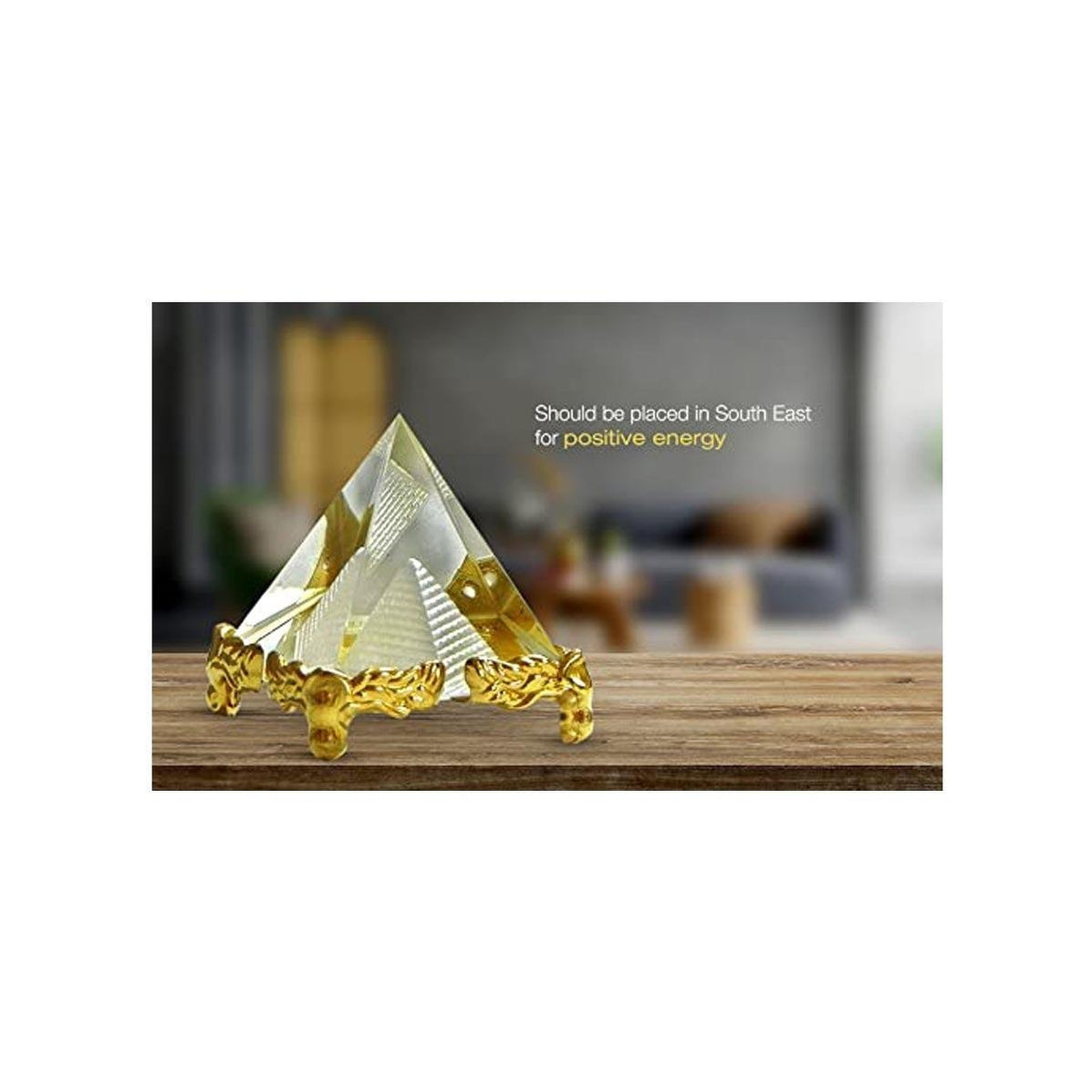 Crystal Pyramid for Positive Energy And Vastu Correction - Good Luck ...